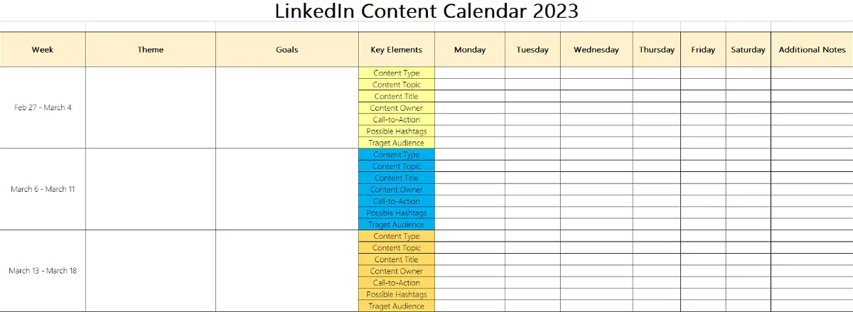 LinkedIn Content Calendar: The Secret Weapon for Branding and Growth ...