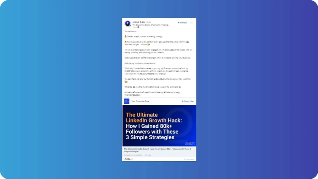 LinkedIn Inspiration Guide: 12 Post Ideas for a Motivated Feed • Grow ...