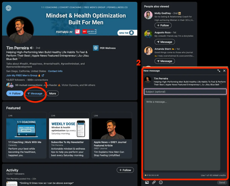 What Is LinkedIn InMail and How Does It Work? • Grow Your Personal ...