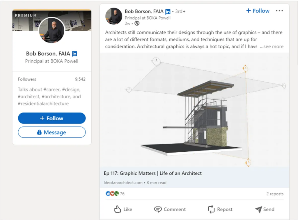 Everything you need to know to use LinkedIn as an Architect • Grow Your ...