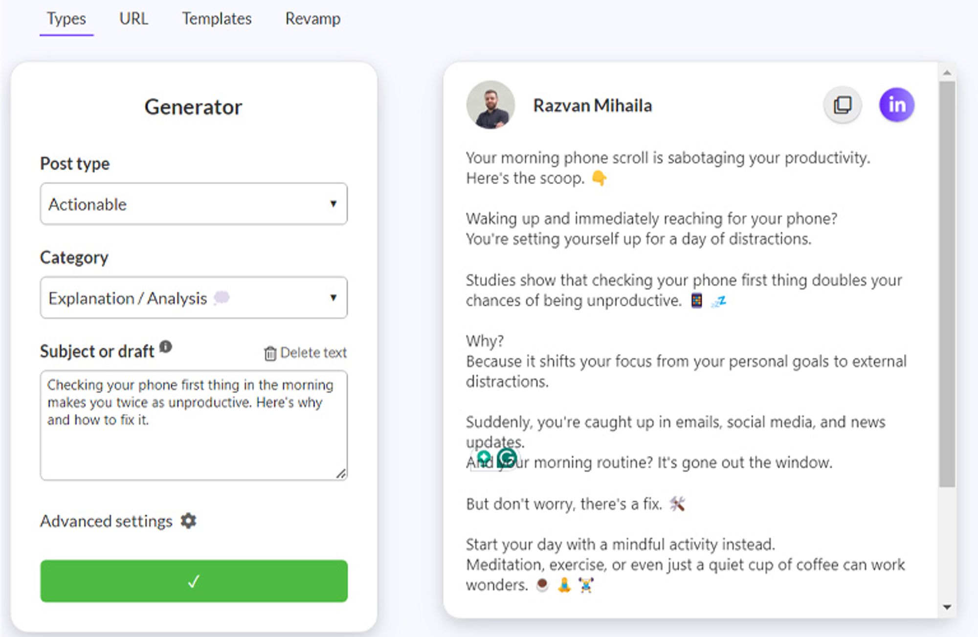 MagicPost Review 2024: Pros & Cons, Features, and Pricing • Grow Your Personal Brand On LinkedIn