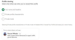 LinkedIn Private Mode: How to Anonymously View Profiles